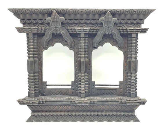 Traditional Nepali Double Window Picture Frame Hand Carved in - Etsy