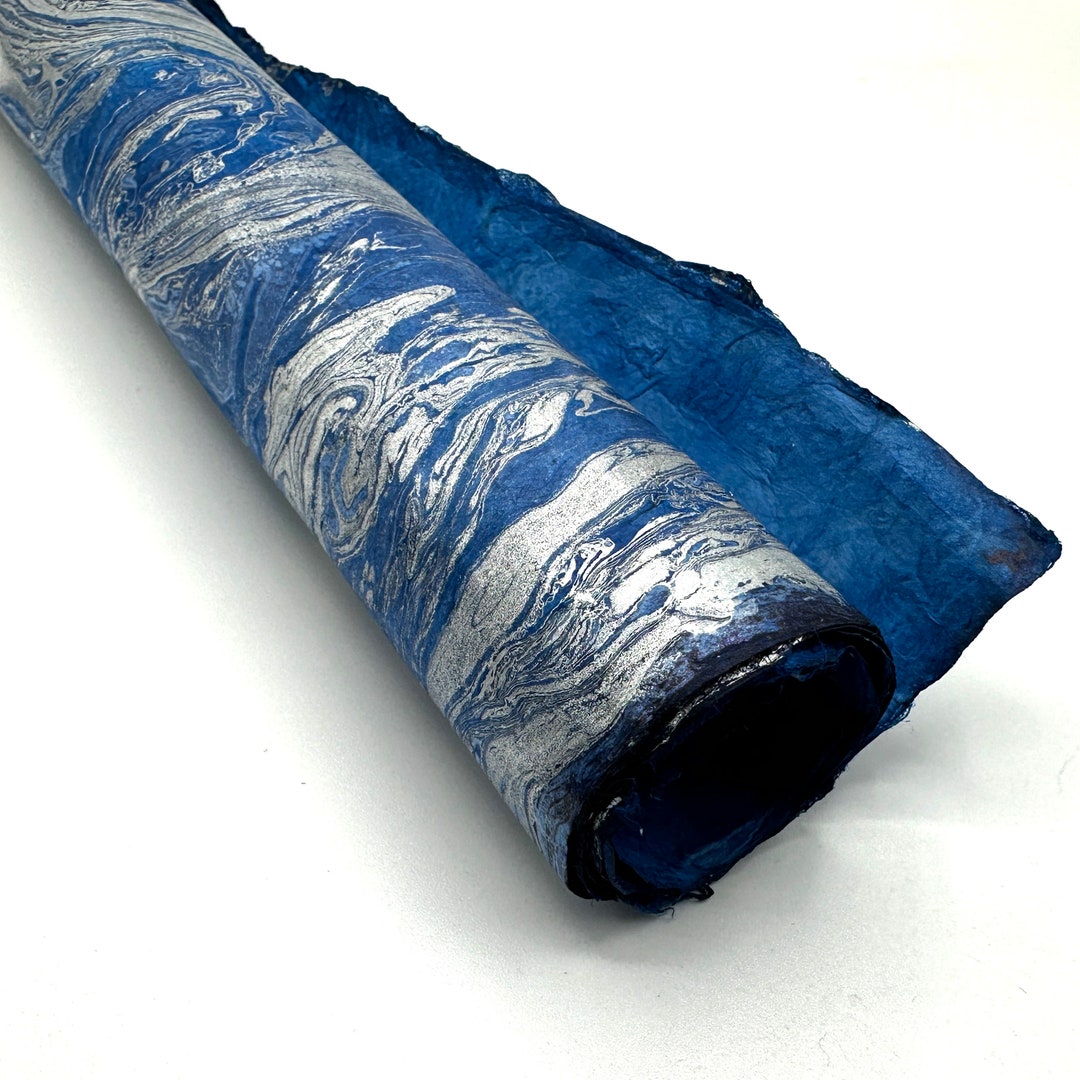 Marbled Lokta Paper Handmade in the Himalayas. Tree Free & Sustainable ...