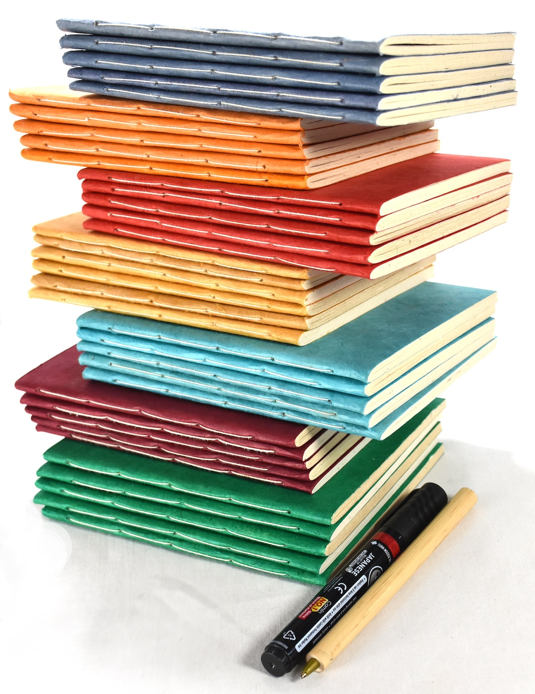 Handbound Lokta Notebook. Tree-free Paper . 5'' X 7'' (64 Pages) - Etsy