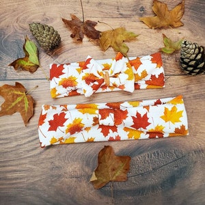 Fall Leaves Mommy and Me Matching Headbands, Mom and Daughter Matching ...