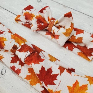 Fall Leaves Mommy and Me Matching Headbands, Mom and Daughter Matching ...