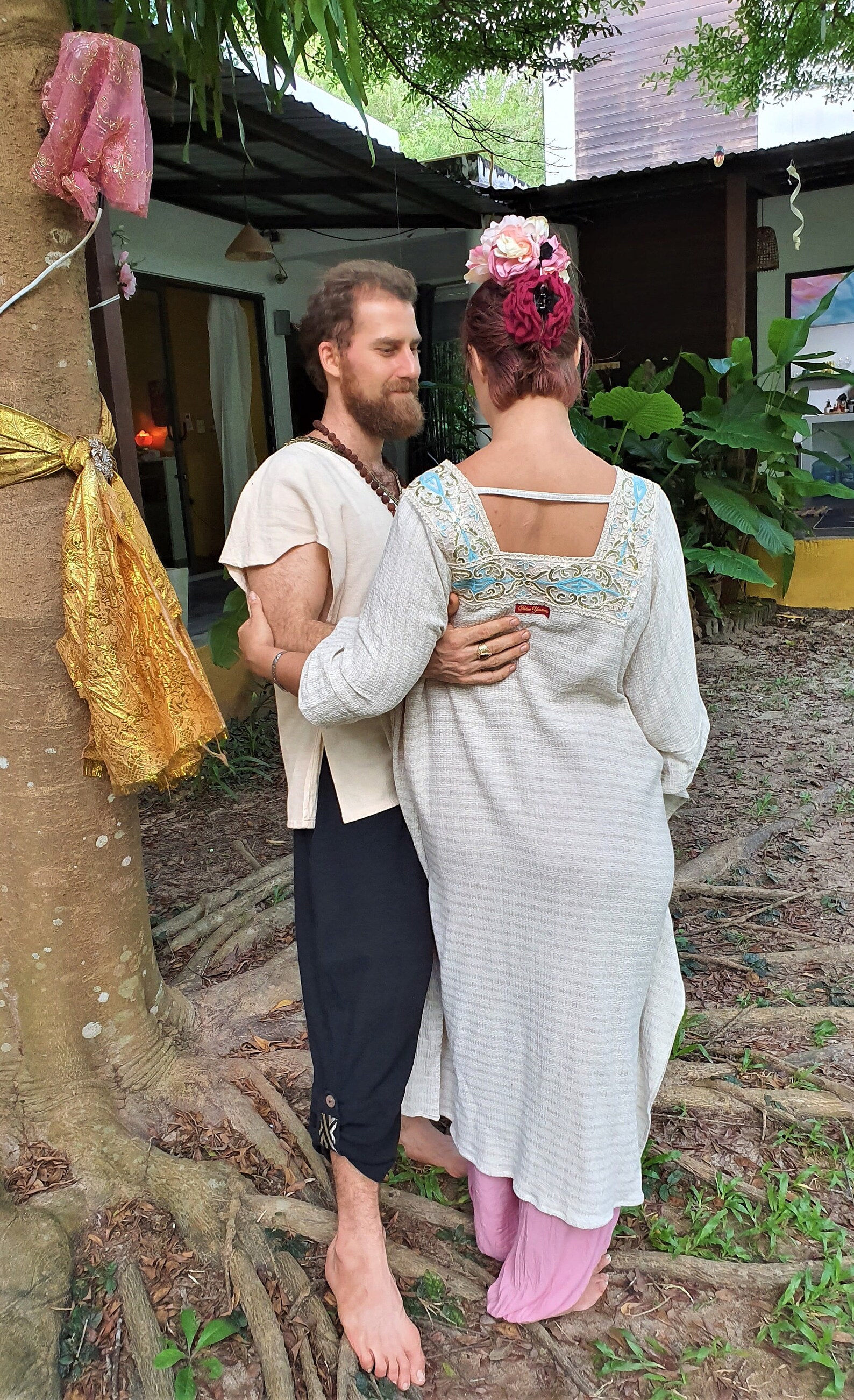 Organic Kimono Festival Robe Druid Cloak Evening Coat Shamaness Elegant ...