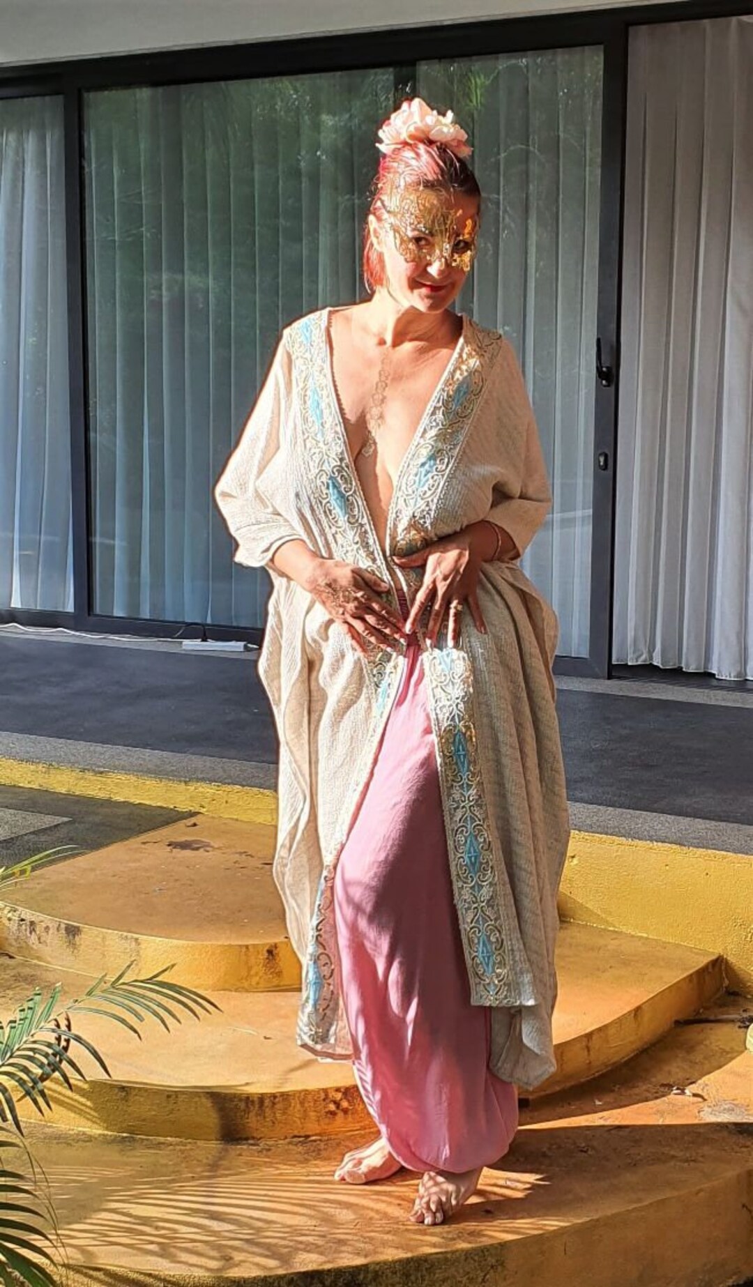 Organic Kimono Festival Robe Druid Cloak Evening Coat Shamaness Elegant ...