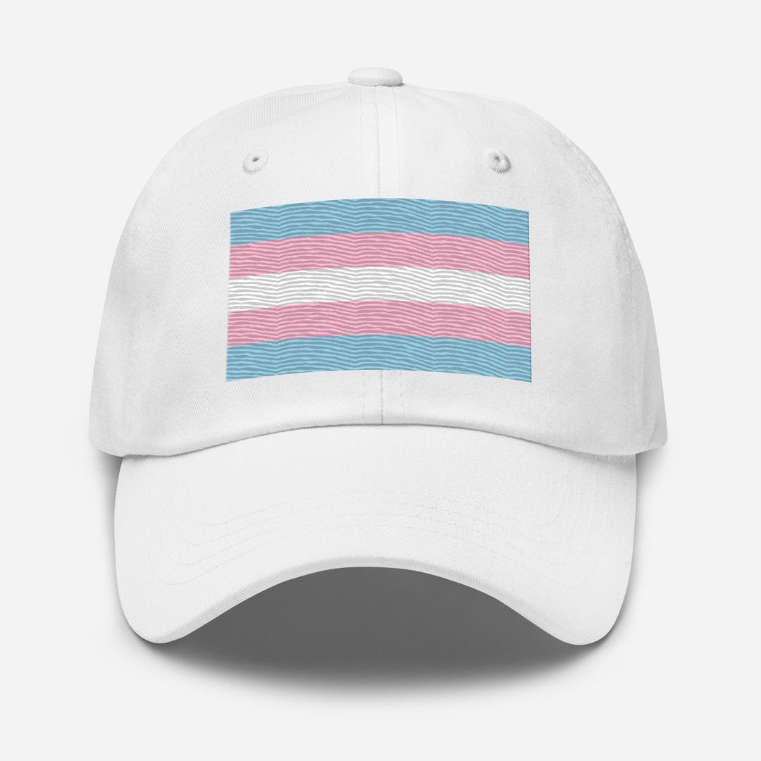 Transgender Pride Flag Hat, Trans Pride Embroidered Baseball Cap, Trans ...