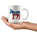 Proud Democrat Coffee Mug Democrat Donkey Ceramic Cup Vote Democrat Mug ...