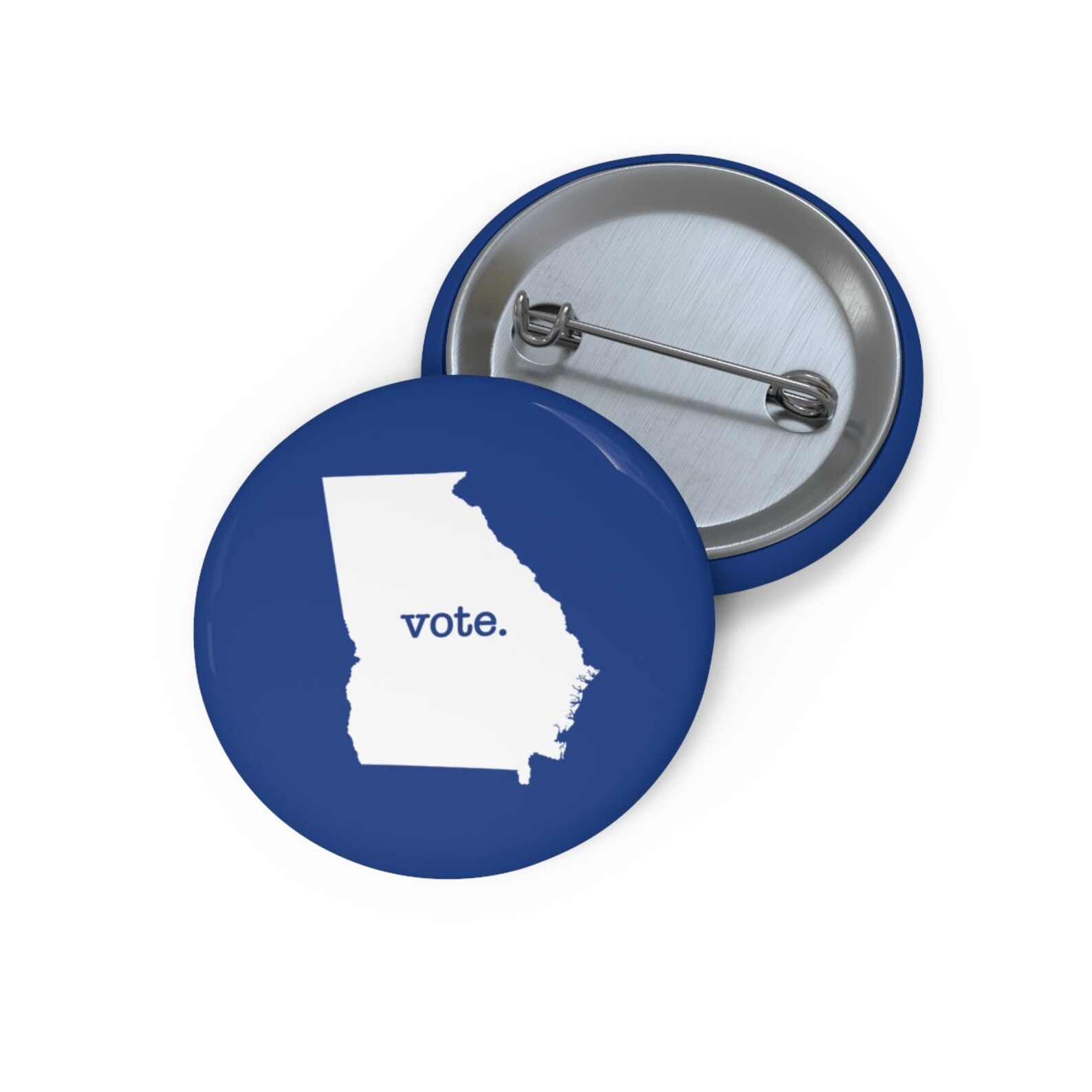 Georgia Vote Blue Pin-Back Buttons Vote Democrat Button | Etsy