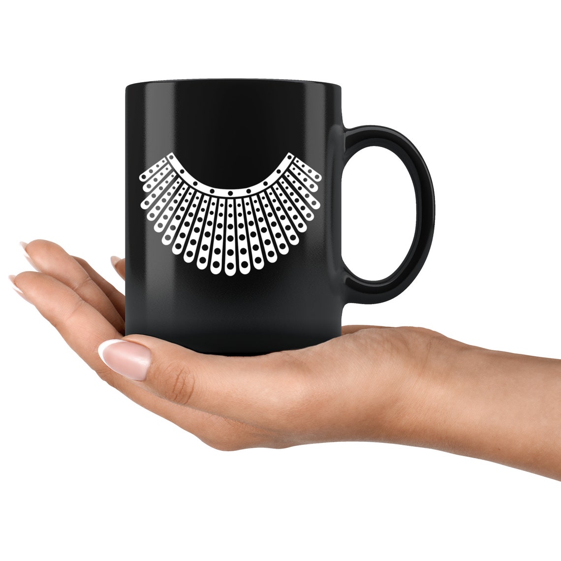 Ruth Bader Ginsburg Dissent Collar Coffee Mug | Notorious RBG Ceramic ...