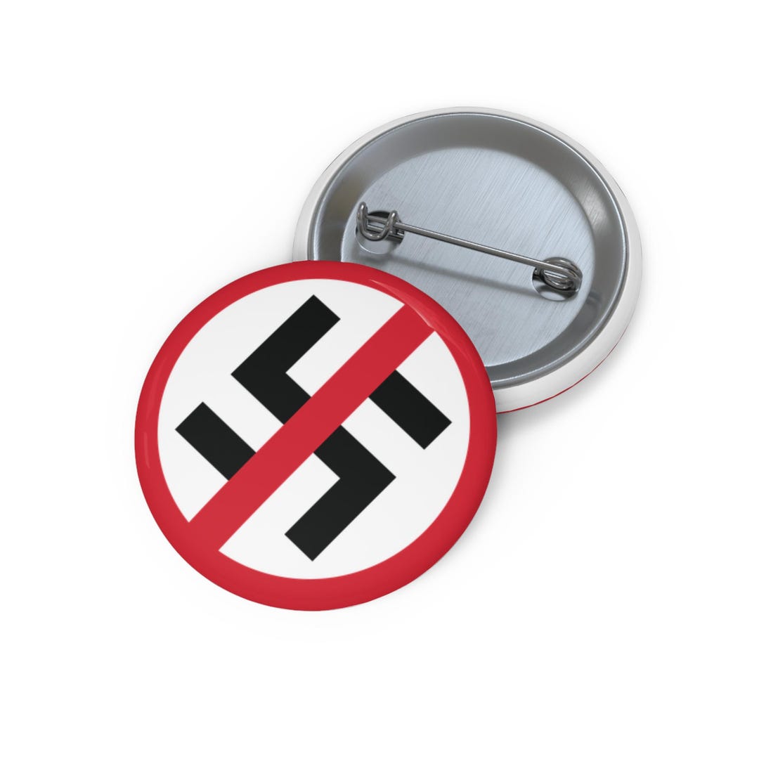 Anti Nazi Pin Back Button, Make Nazis Afraid Again, Punch A Nazi, Fight ...
