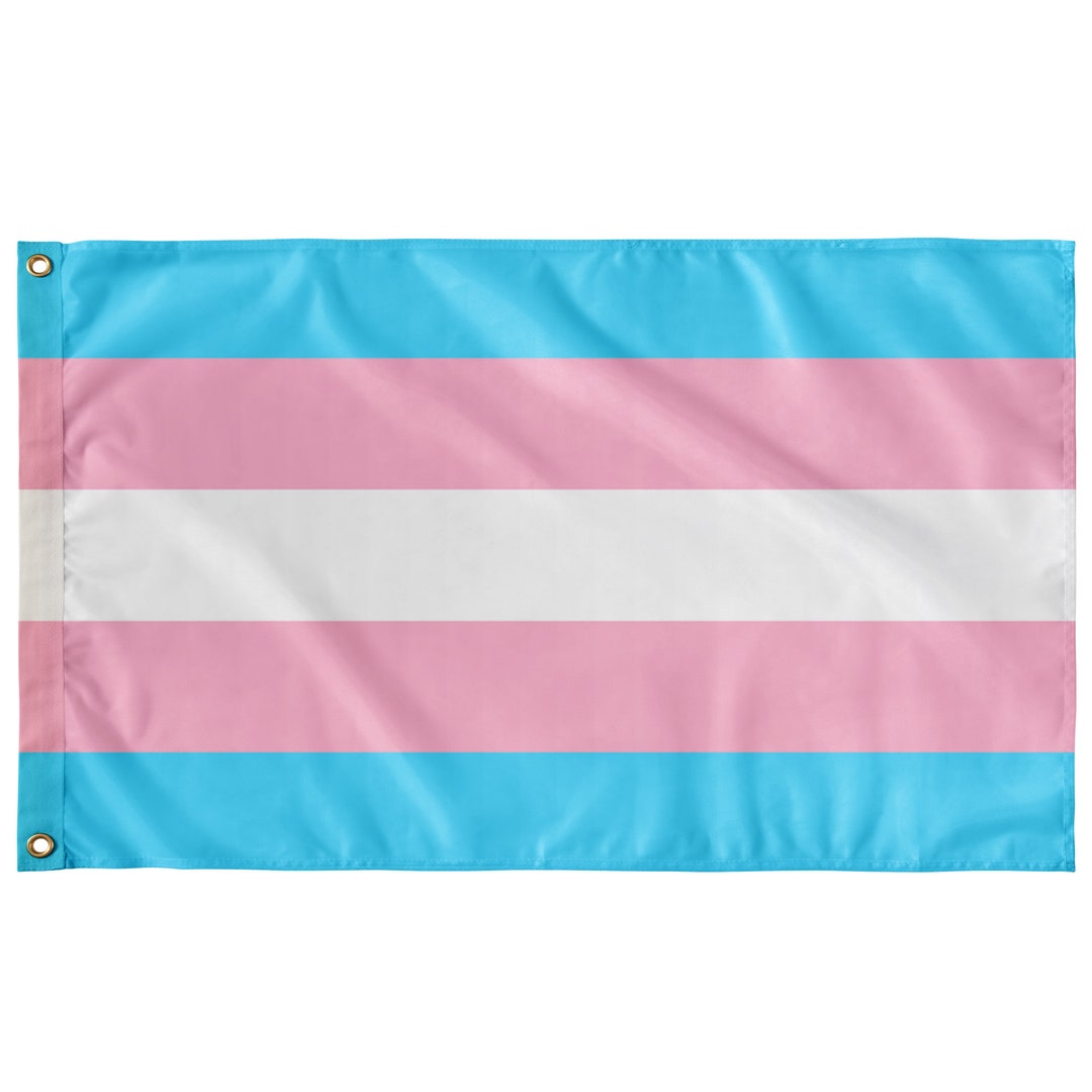 Transgender Pride Flag Trans Rainbow Flag Transexual Pride Fest LGBTQ ...