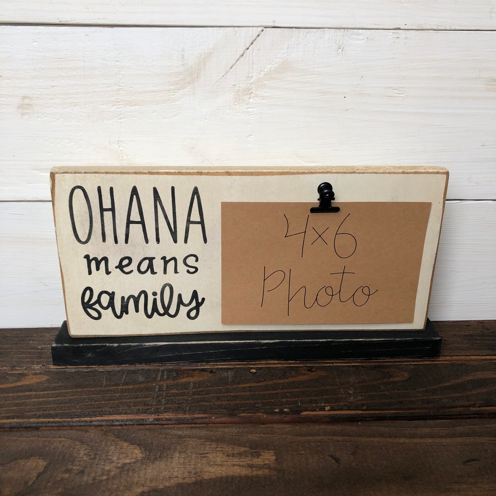 Ohana Means Family Picture Frame / Ohana Picture Frame / Gifts | Etsy