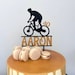 Cycling Cake Topper, Bike Cake Topper, Personalised Cycle Cake Topper ...
