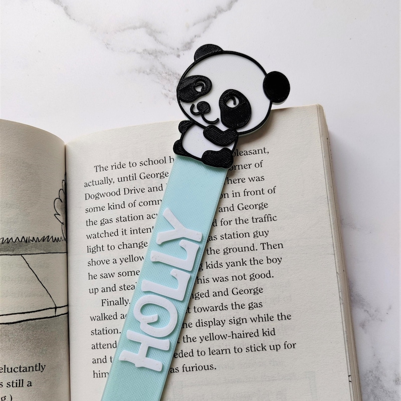 Panda Bookmark - Etsy