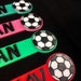 Personalised Football Bookmark, Stocking Filler, Stocking Stuffer, Kids ...