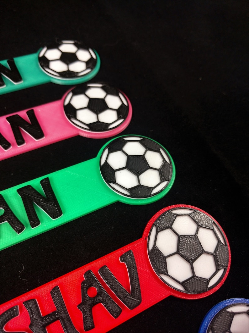 Personalised Football bookmark Stocking filler stocking | Etsy