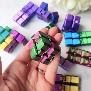 Fidget Cube, Infinity Cube, Stress Reliever, Sensory Toy, Fiddle Cube ...