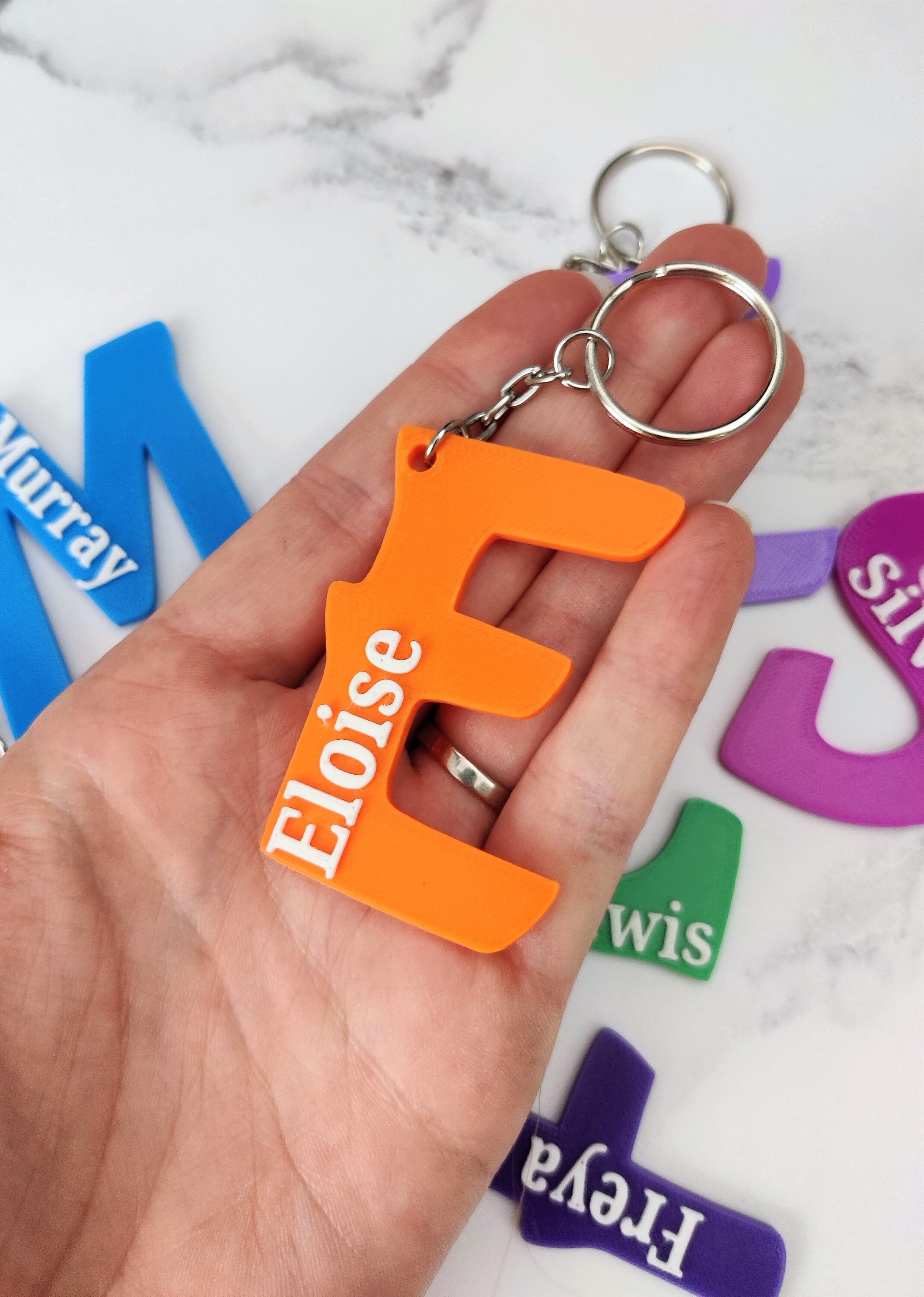 Personalised Keyring Personalized Keychain Small - Etsy UK