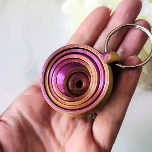 Fidget Keyring, Fidget Keychain, 3D Printed, Birthday Gift, Stocking ...