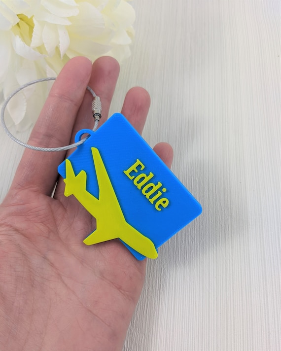 Personalised Aeroplane Luggage Tag Personalized Airplane | Etsy