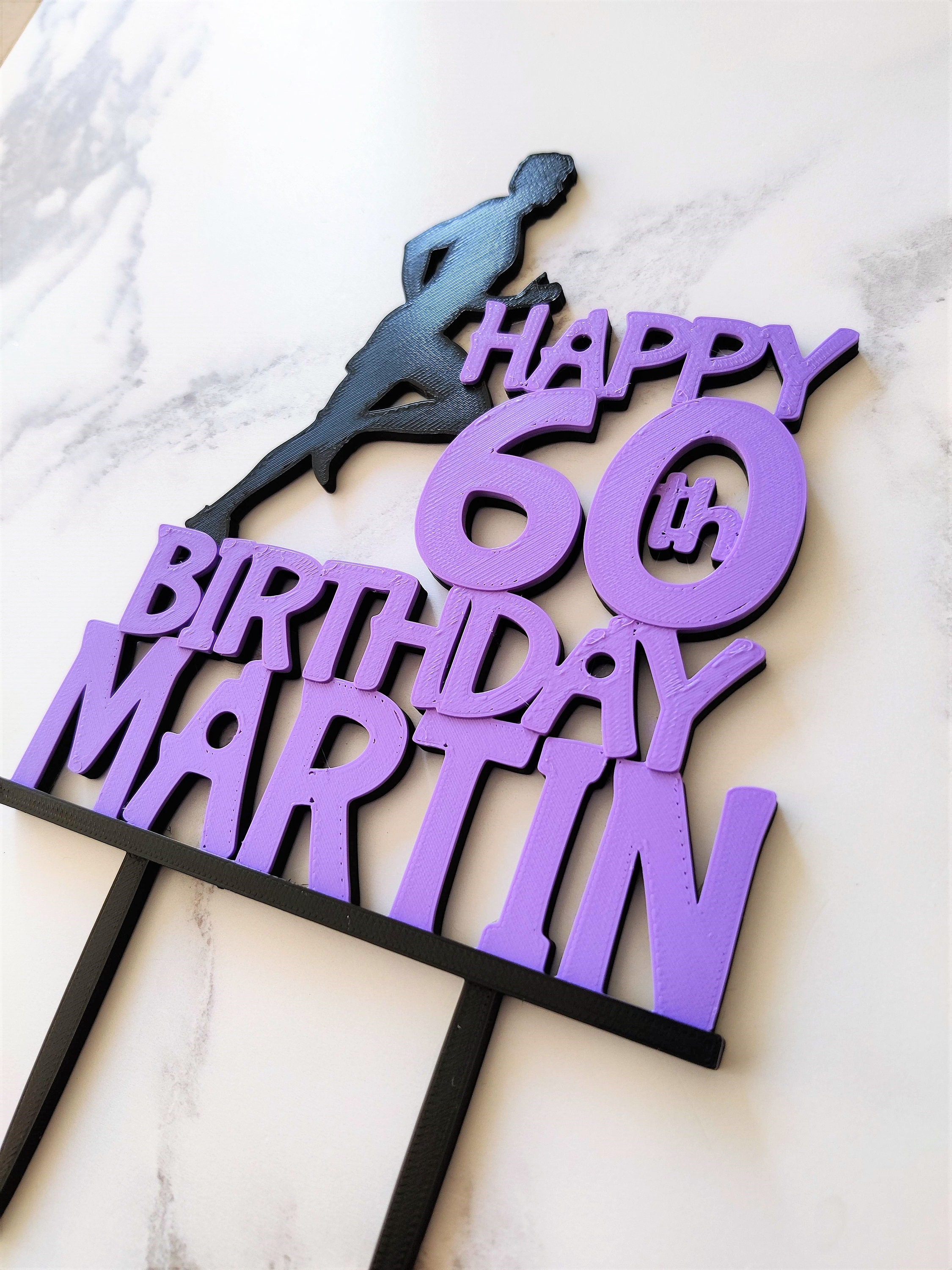 Runner Cake Topper Jogging Cake Topper Running Personalised - Etsy UK