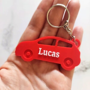 Personalised Car Keyring, Personalized Car Keychain, Under 5 Pounds ...