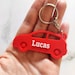 Personalised Car Keyring Personalized Car Keychain Under 5 - Etsy