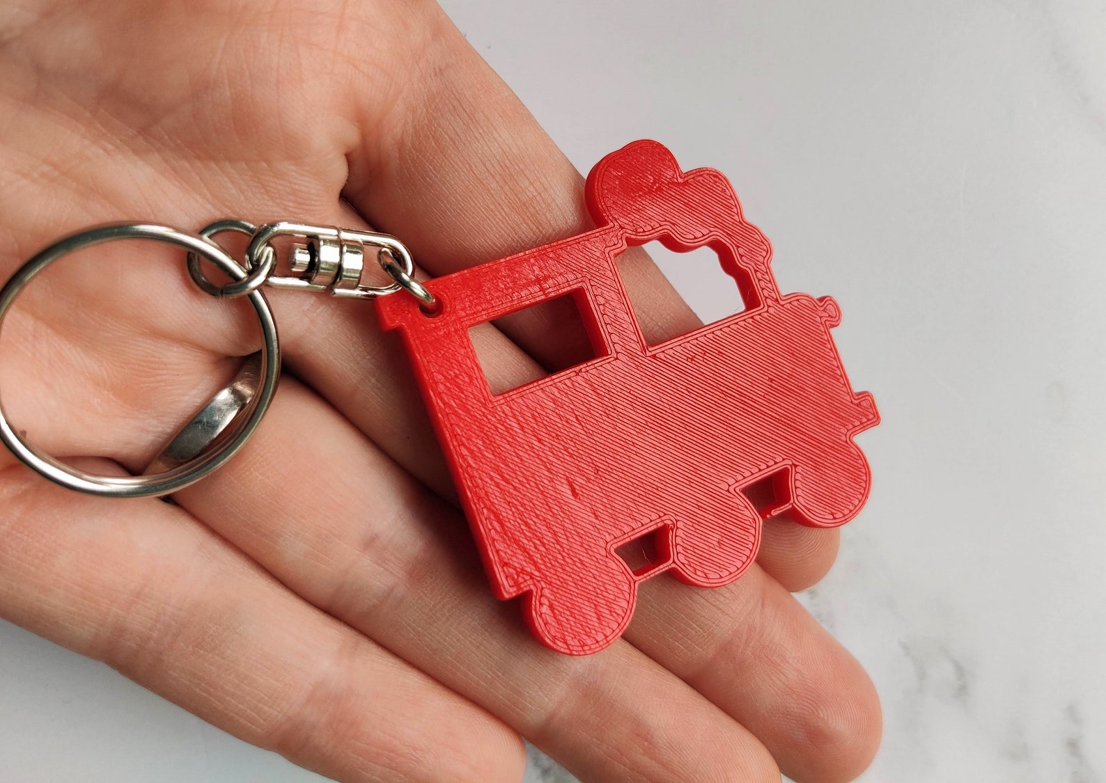 Personalised train keyring Personalized train keychain under | Etsy