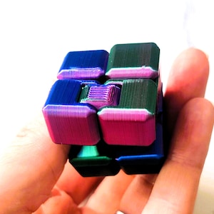 Fidget Cube, Infinity Cube, Stress Reliever, Sensory Toy, Fiddle Cube ...