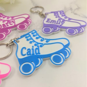 Personalised Roller Boot Keyring, Kids Keyring, Personalized Keychain ...