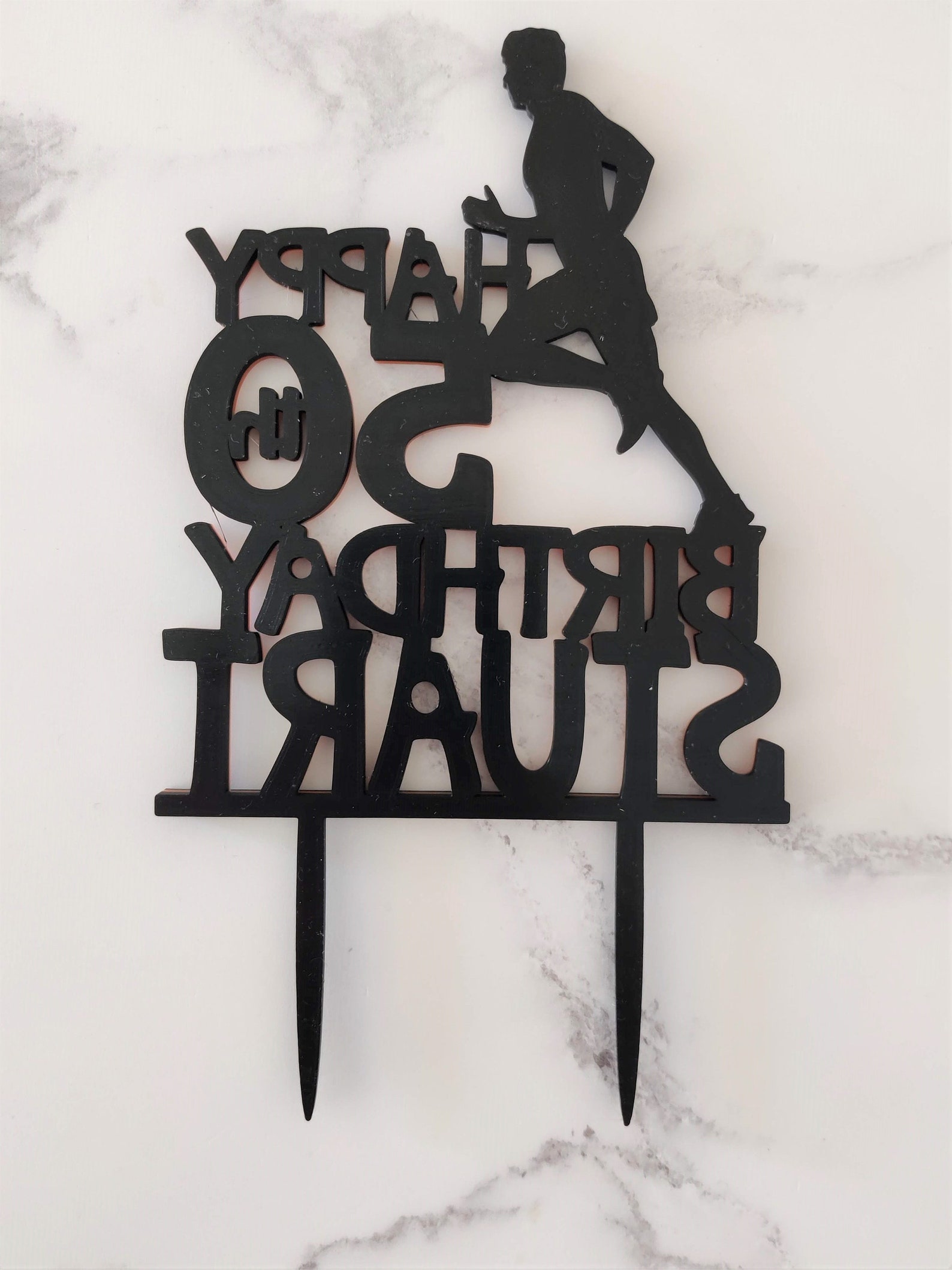 Runner Cake Topper Jogging Cake Topper Running Personalised | Etsy