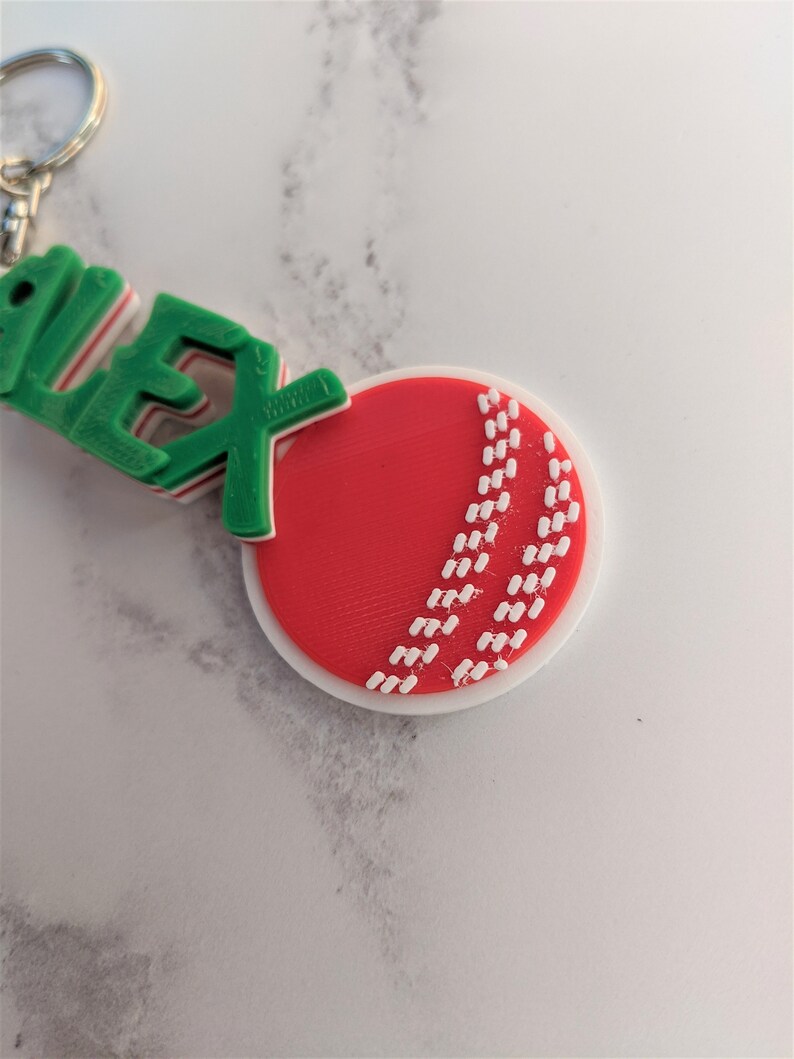 Personalised Cricket Keyring, Kids Keyring, Personalized Keychain ...