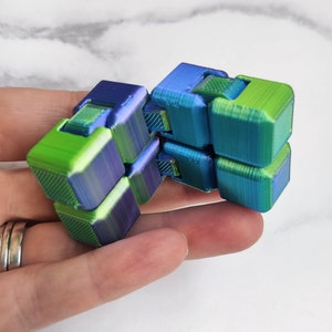 Fidget Cube, Infinity Cube, Stress Reliever, Sensory Toy, Fiddle Cube ...