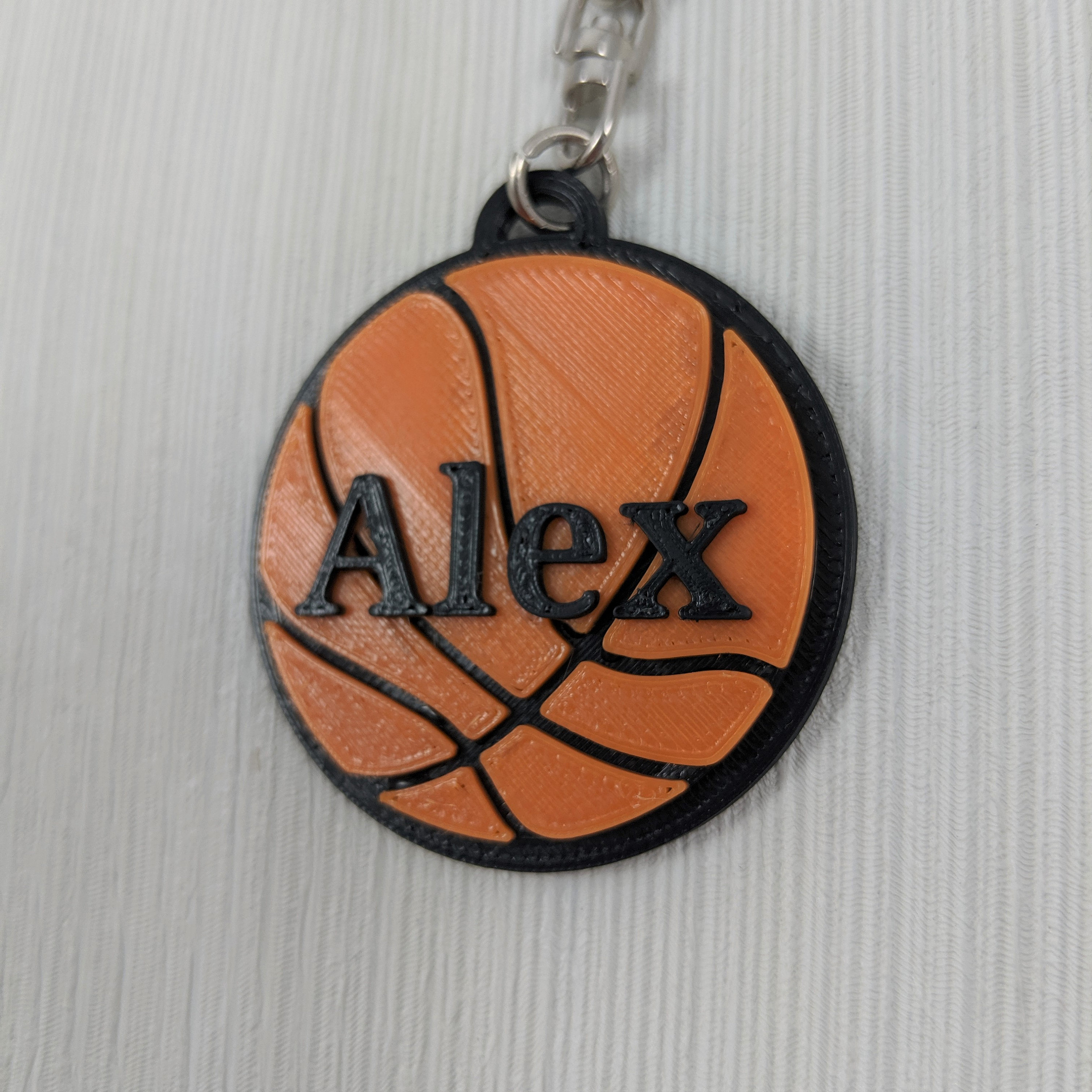 Personalised Basketball Keyring Kids Keyring Personalized - Etsy