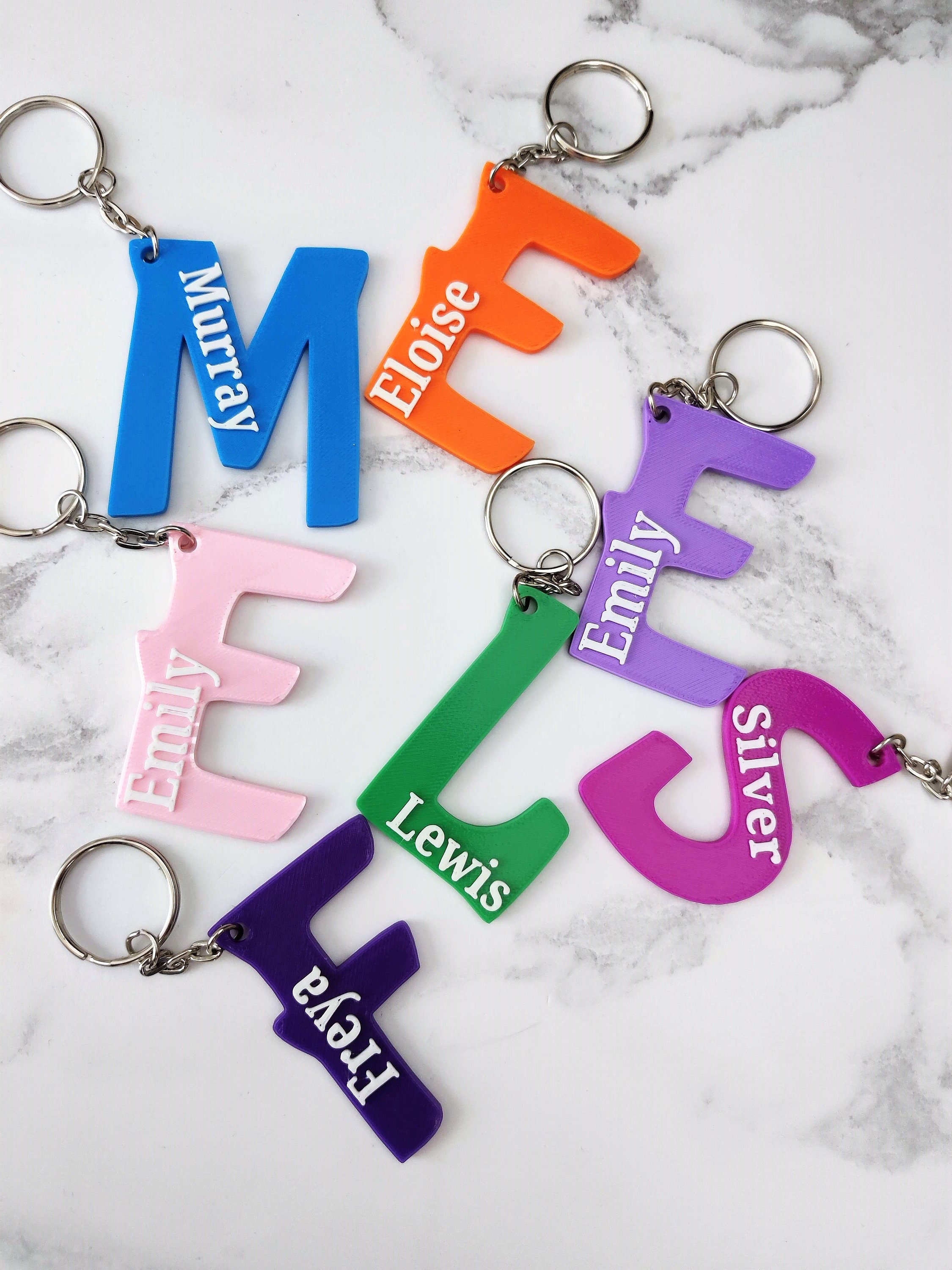 Personalised Keyring Personalized Keychain Small - Etsy UK