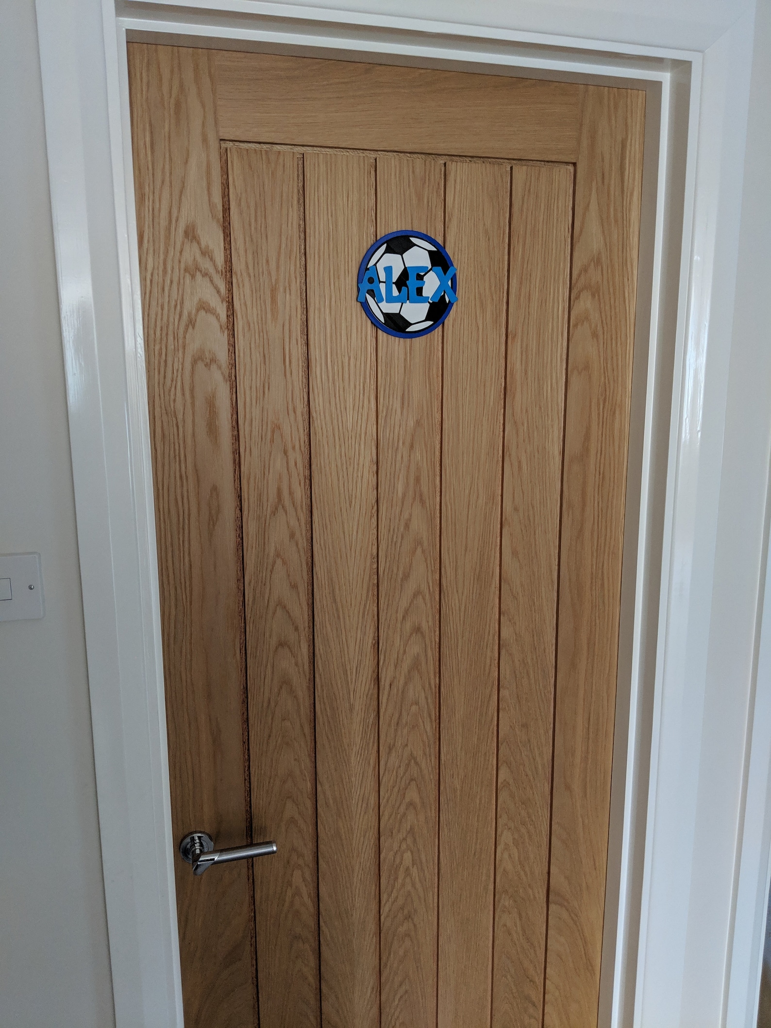 Personalised Football Door Sign Personalized Door Plaque | Etsy UK