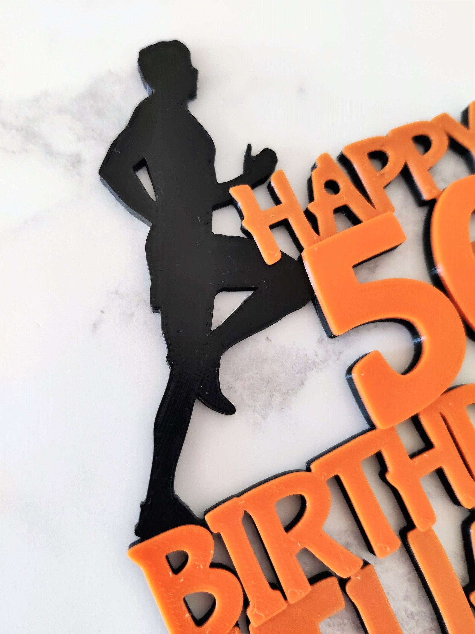 Runner Cake Topper Jogging Cake Topper Running Personalised - Etsy UK