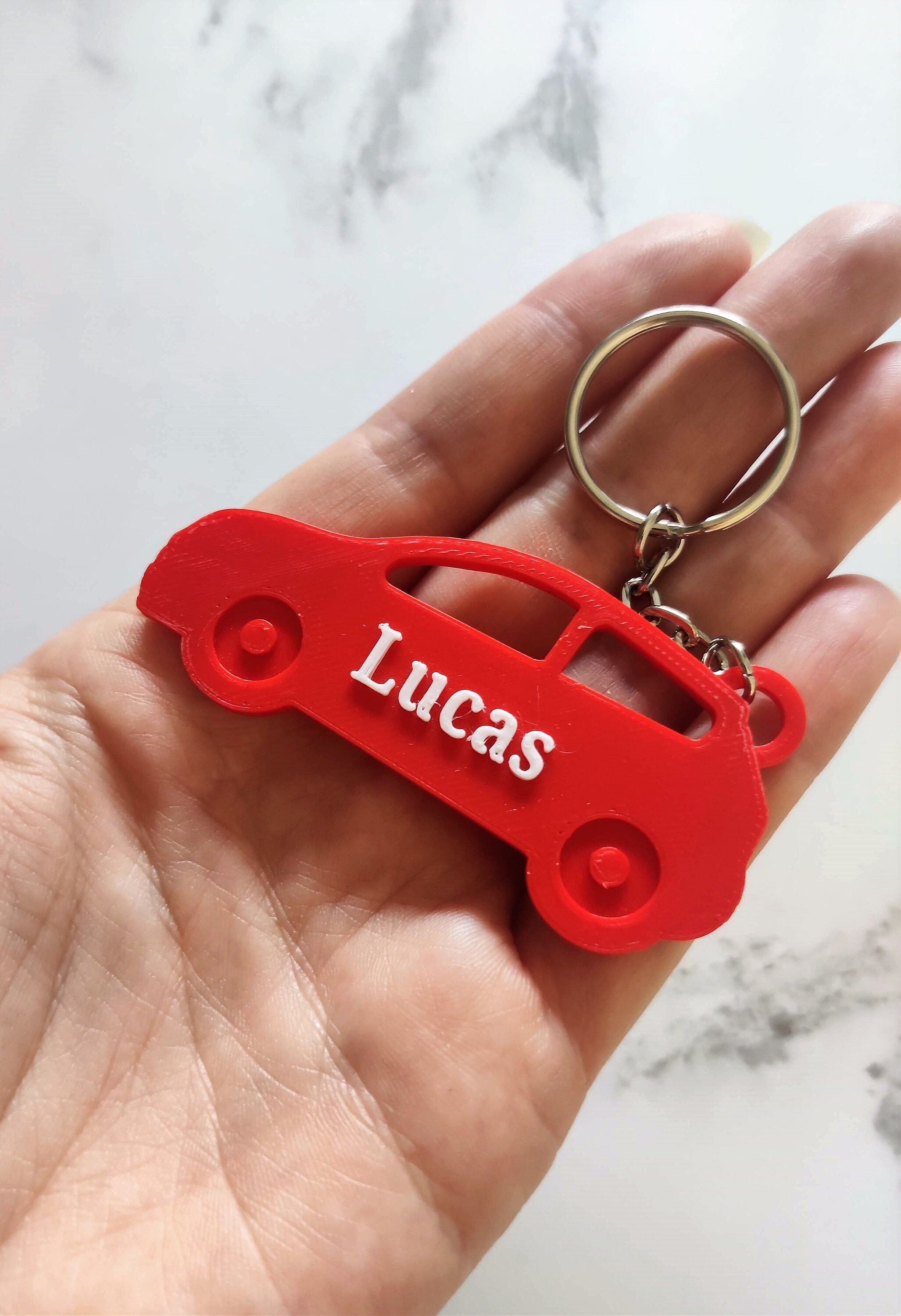 Personalised Car Keyring, Personalized Car Keychain, Under 5 Pounds ...