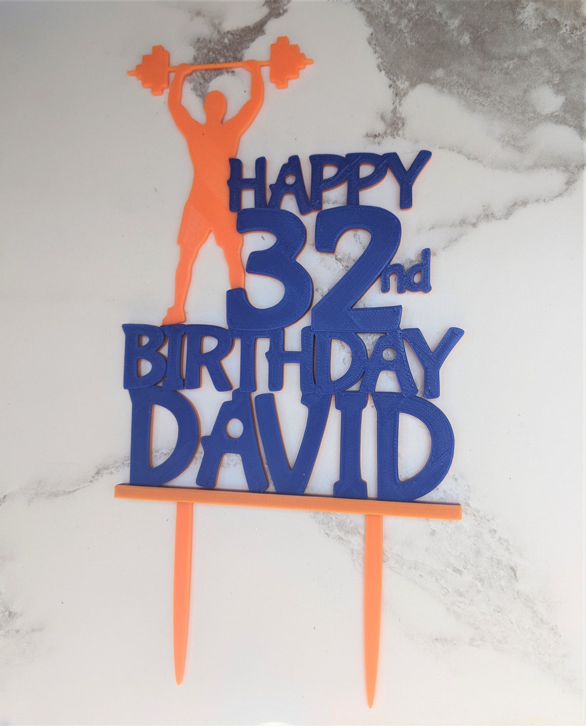 Gym Cake Topper Fitness Cake Topper Weightlifting | Etsy Australia