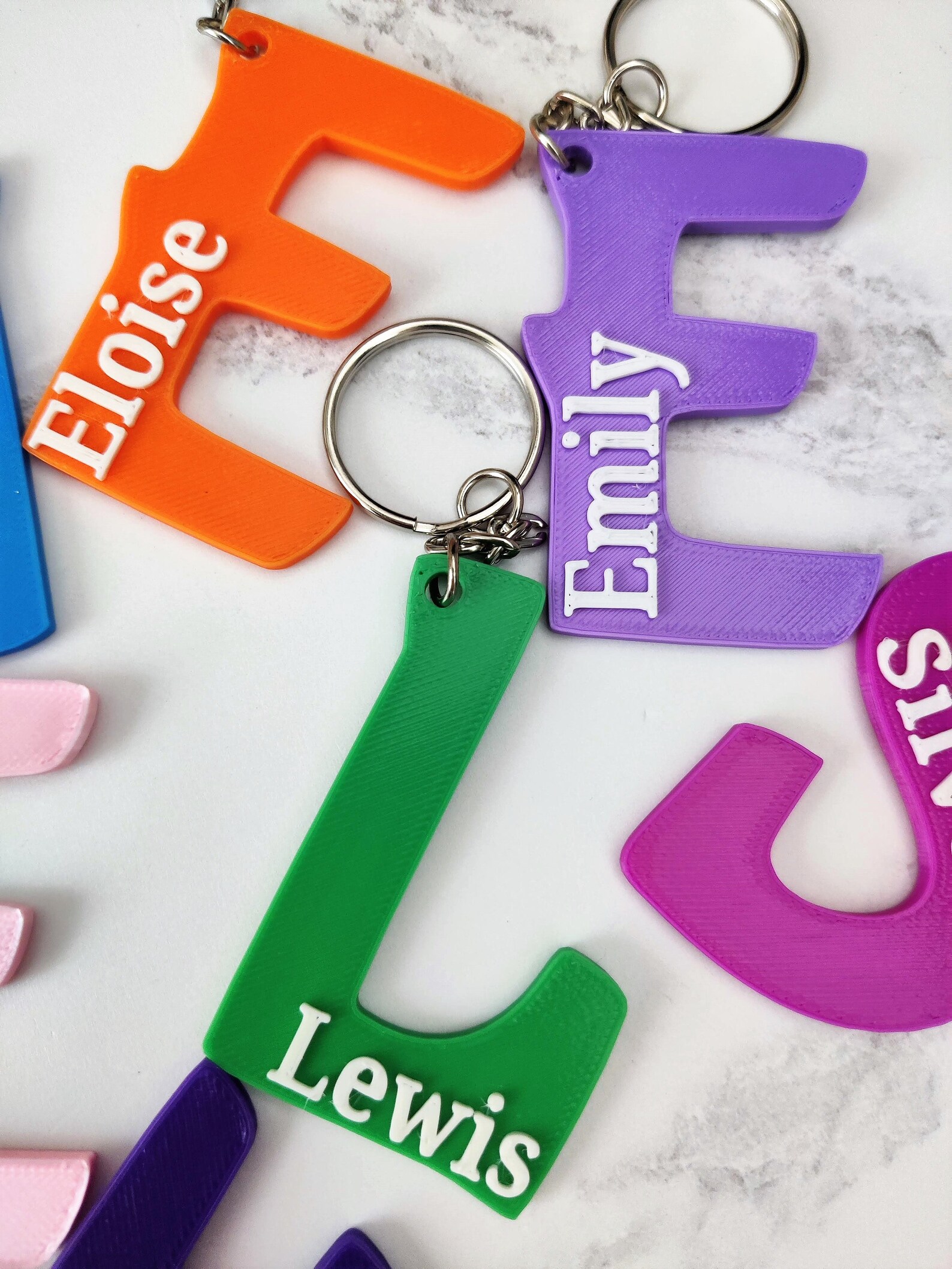Bulk Personalised Initial Keyrings Bulk Buy Personalized - Etsy