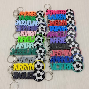 5+ Personalised Football Keyrings, Bulk Buy. Personalized Football ...