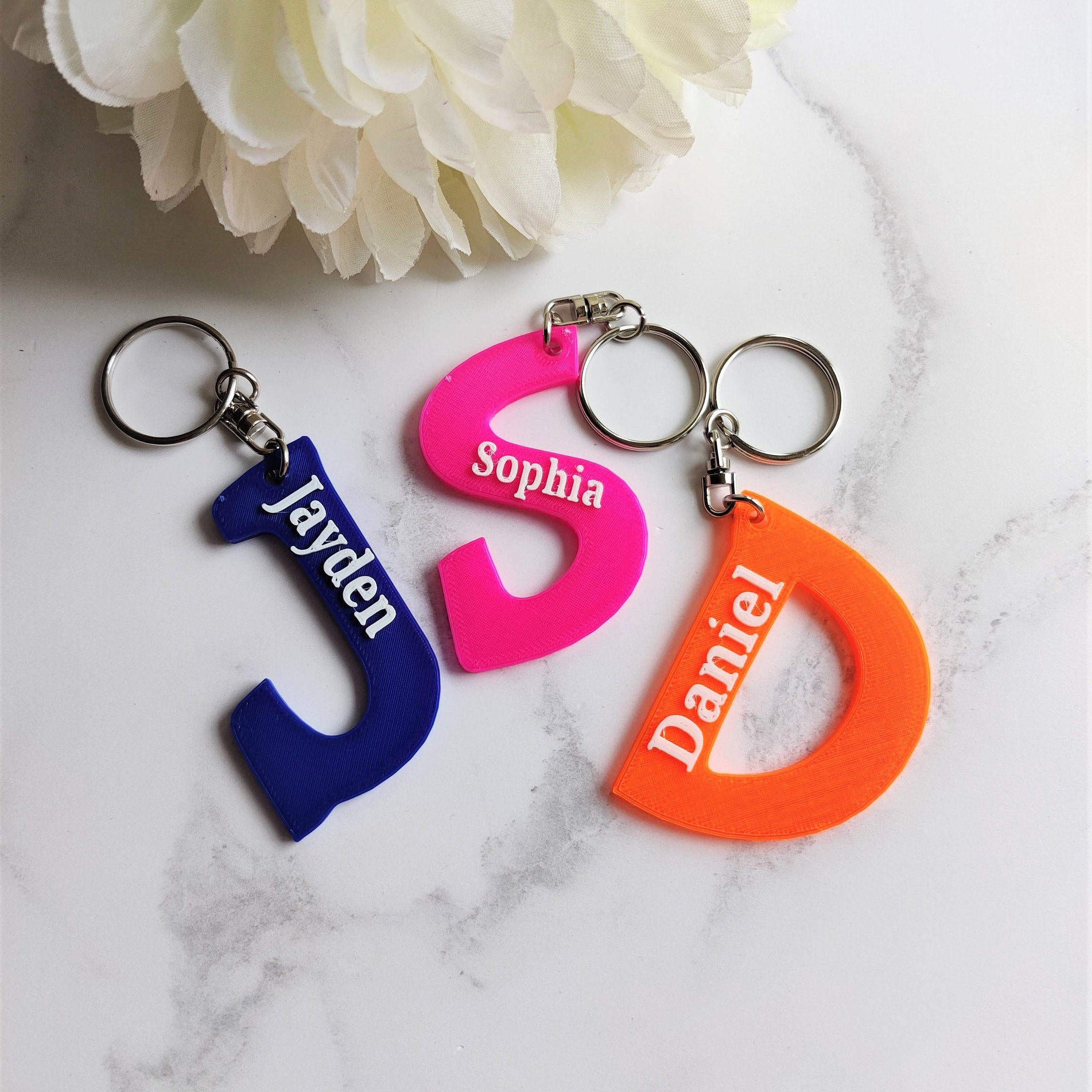 Personalised Keyring Personalized Keychain Small - Etsy UK