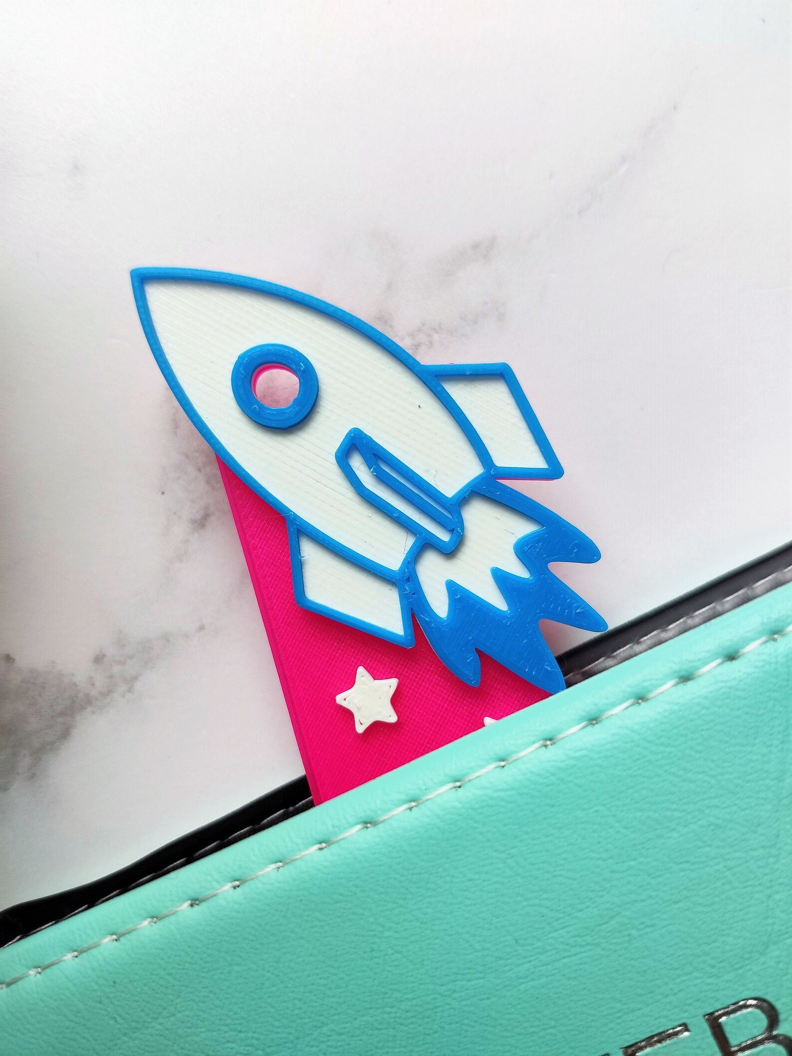 Personalised Rocket Bookmark, Birthday Gift, Stocking Filler, Kids Gift ...