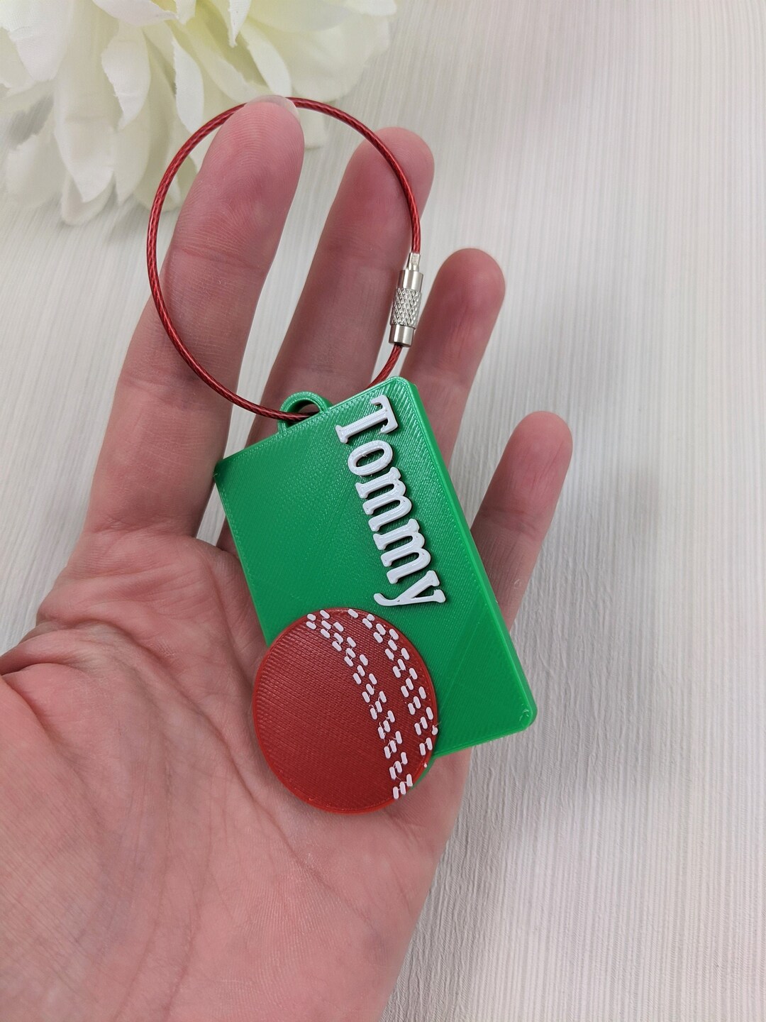 Personalised Cricket Luggage Tag, Personalized Cricket Luggage Label ...