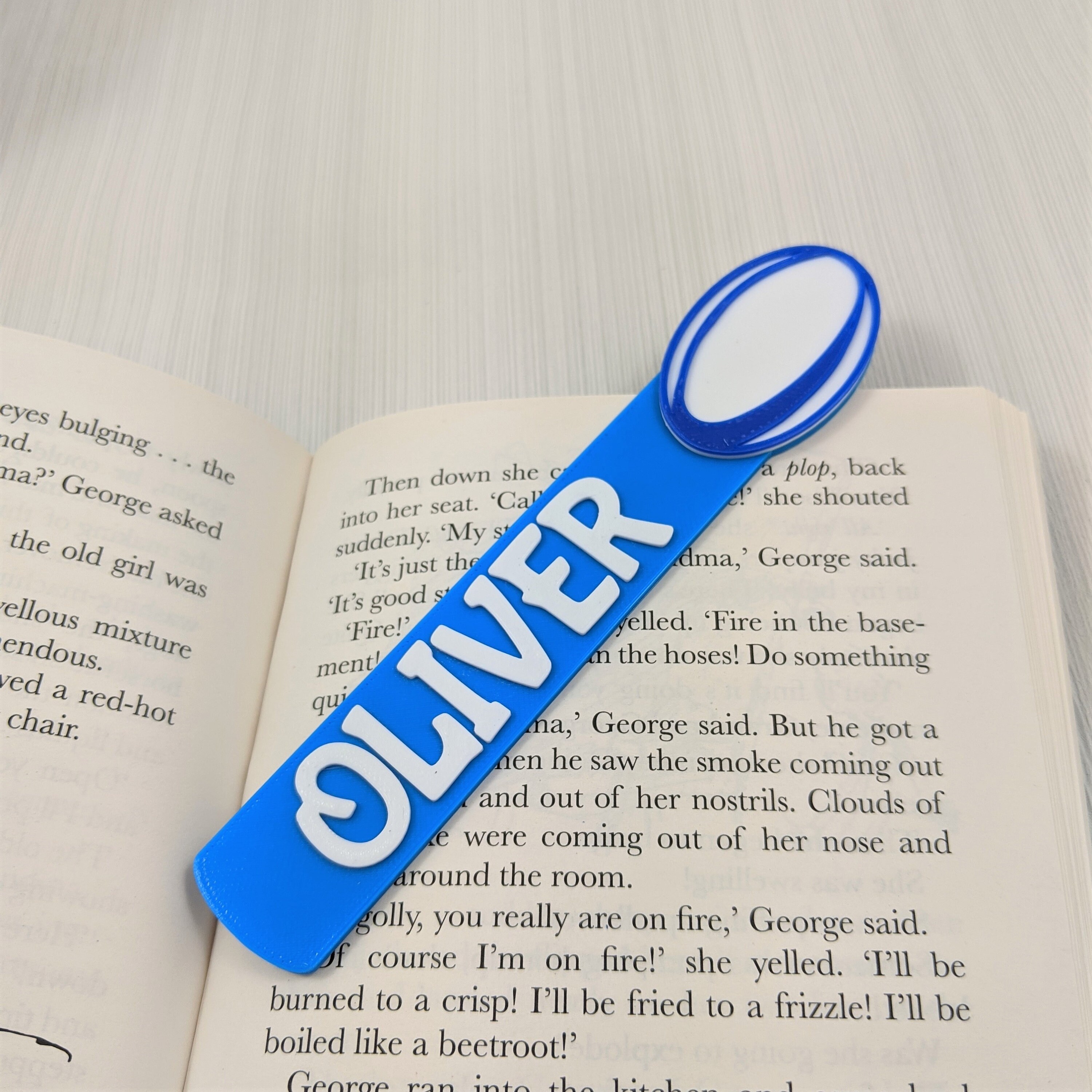 Personalised Rugby Bookmark Birthday Gift Stocking Filler | Etsy