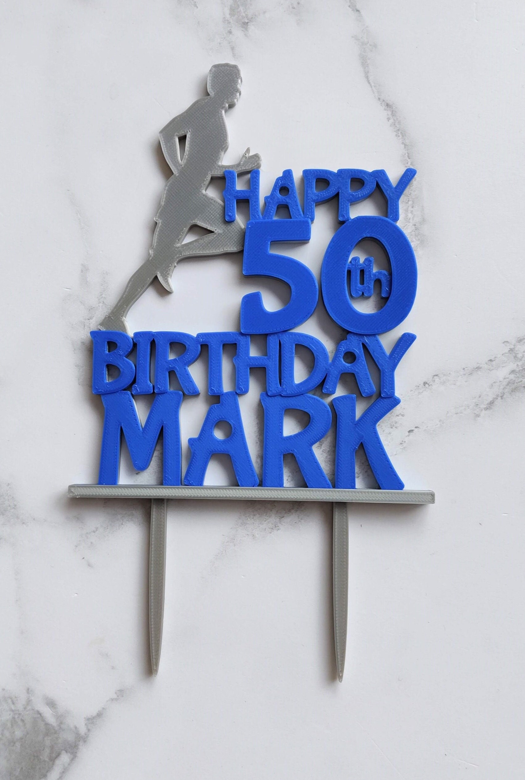 Runner Cake Topper Jogging Cake Topper Running Personalised - Etsy UK