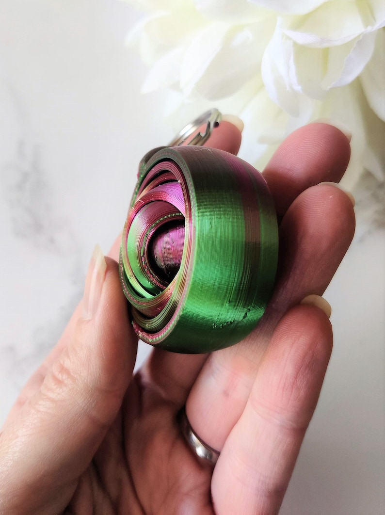 Fidget Keyring Fidget Keychain 3D Printed Birthday Gift - Etsy