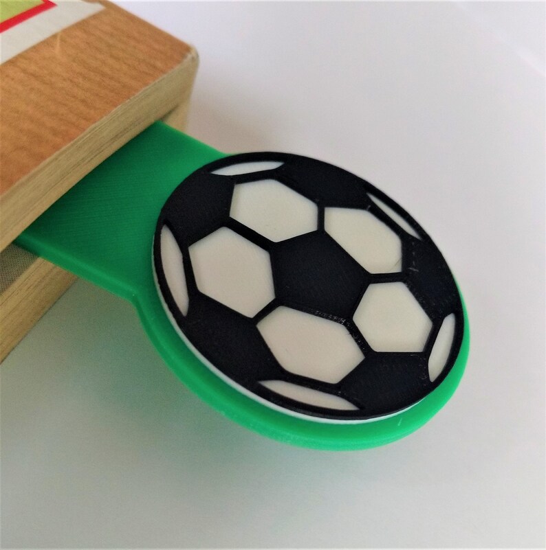 Personalised Football Bookmark, Stocking Filler, Stocking Stuffer, Kids ...