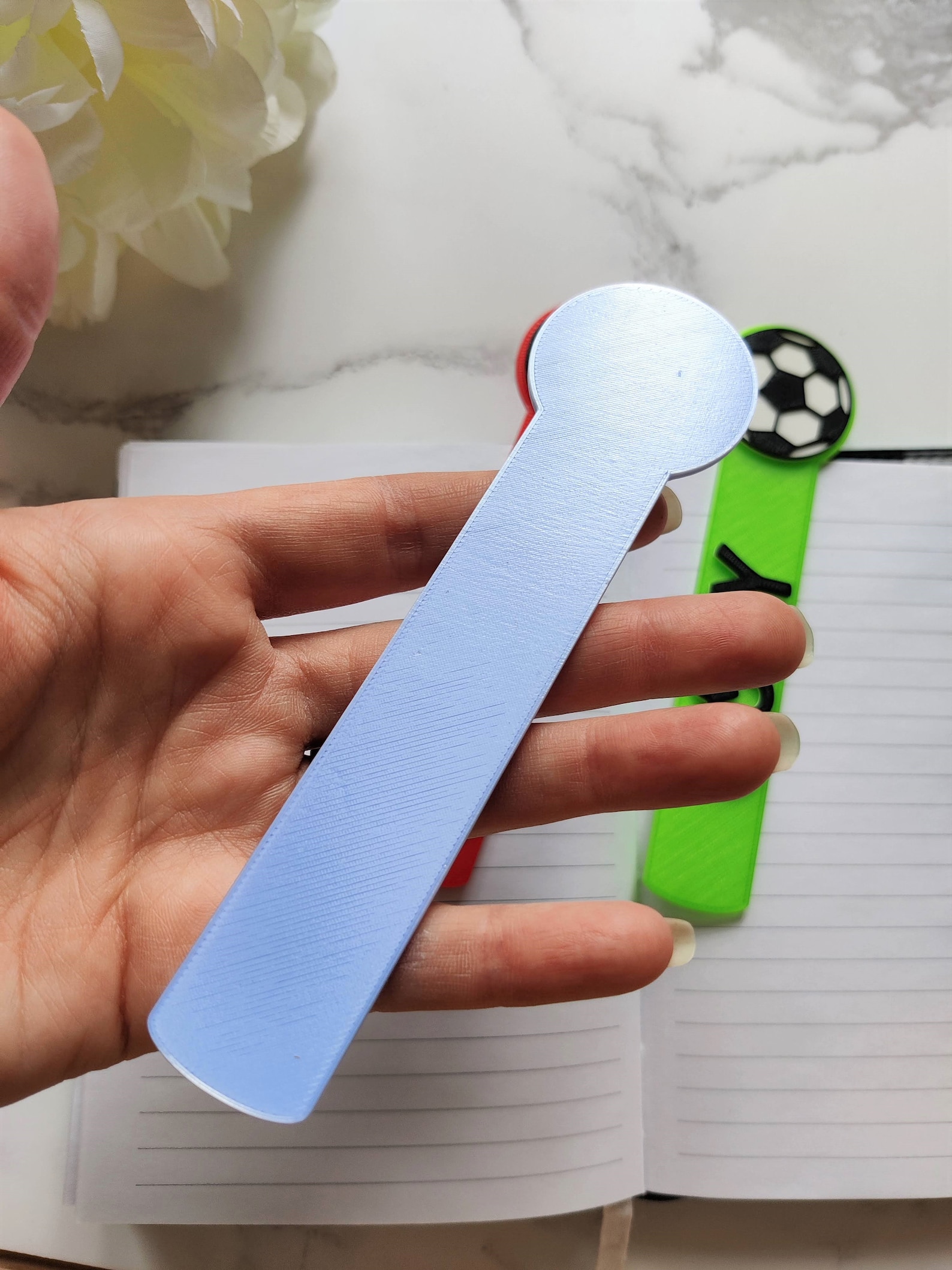 Personalised Football Bookmark, Stocking Filler, Stocking Stuffer, Kids ...