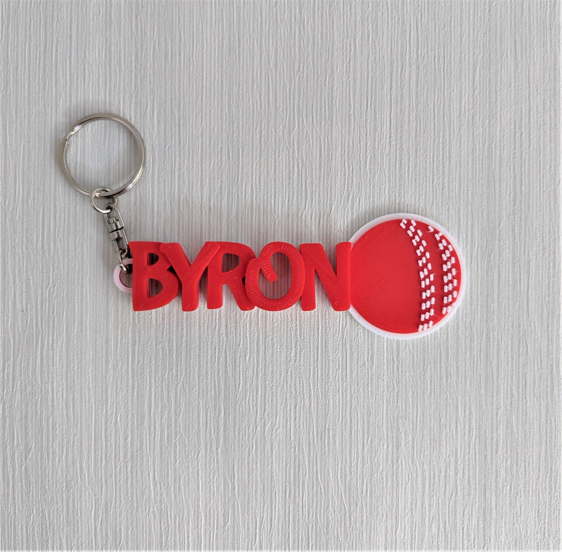 Personalised Cricket Keyring, Kids Keyring, Personalized Keychain ...