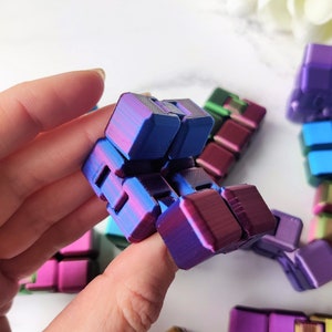 Fidget Cube, Infinity Cube, Stress Reliever, Sensory Toy, Fiddle Cube ...