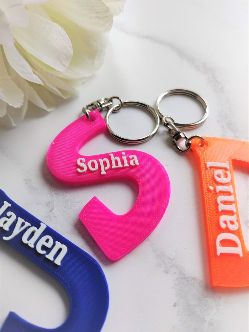 Bulk Personalised Initial Keyrings Bulk Buy Personalized - Etsy